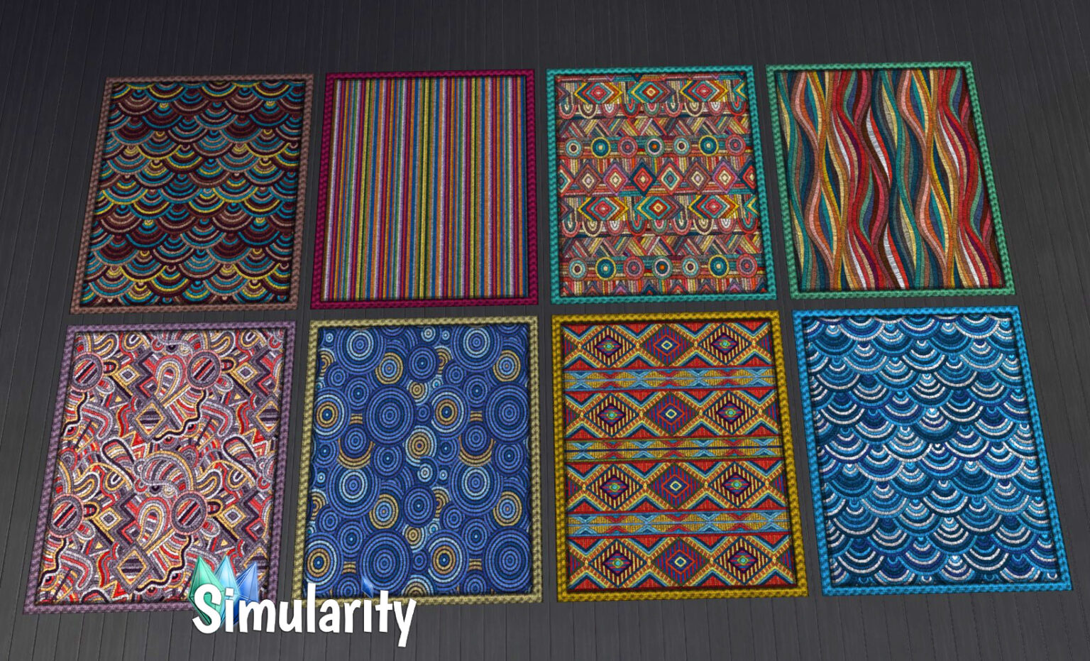 Simularity | Colorful Woven Rugs