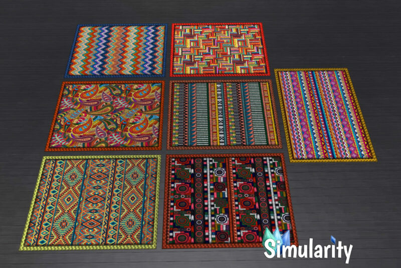 Simularity - Colorful Woven Rugs